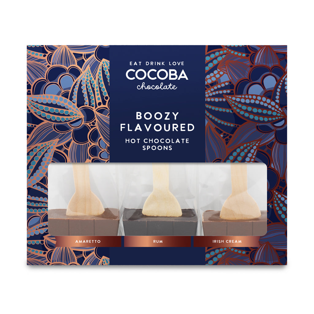 Boozy Flavoured Hot Chocolate Spoon Set (3 spoons) – Cocoba
