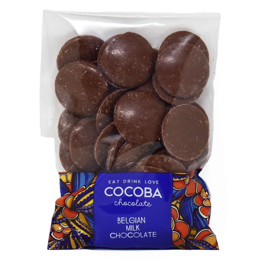 Belgian Milk Chocolate Buttons | Cocoba Chocolate