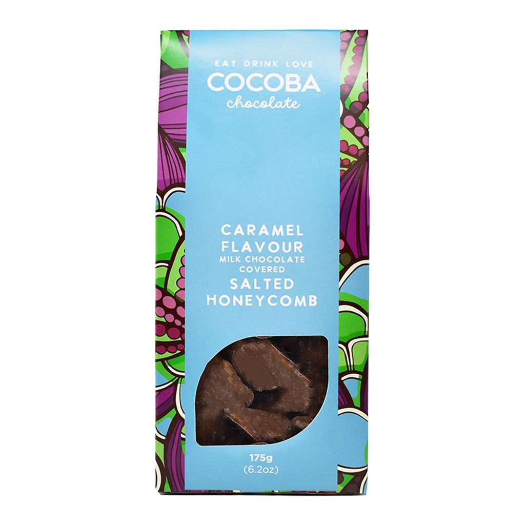 Salted Caramel Milk Chocolate Covered Honeycomb – Cocoba