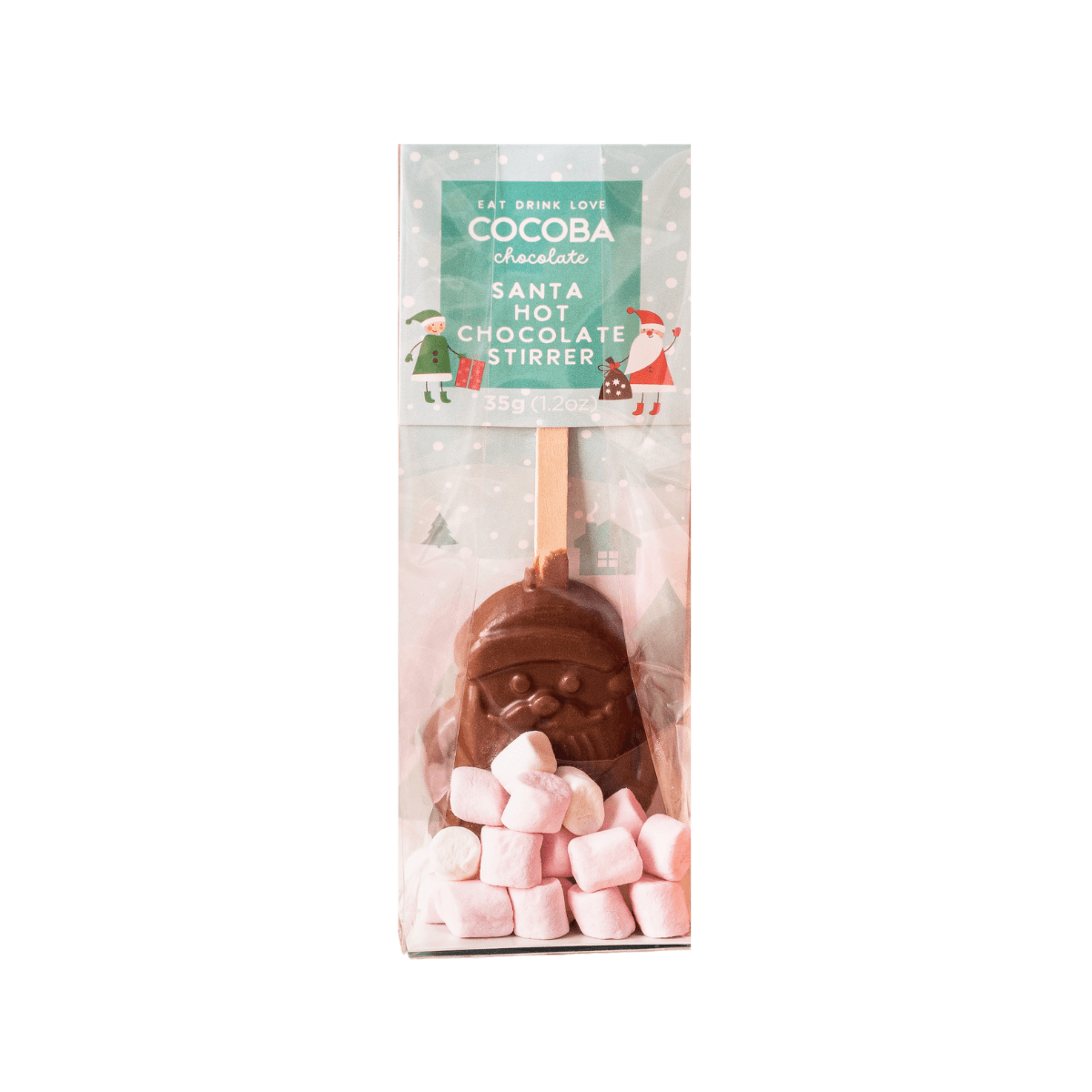 Christmas Santa Hot Chocolate Stirrer – Cocoba
