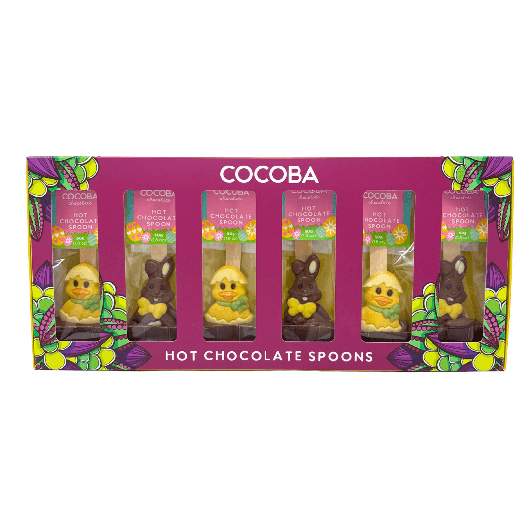 Easter Hot Chocolate Spoon Gift Set | Cocoba Chocolate