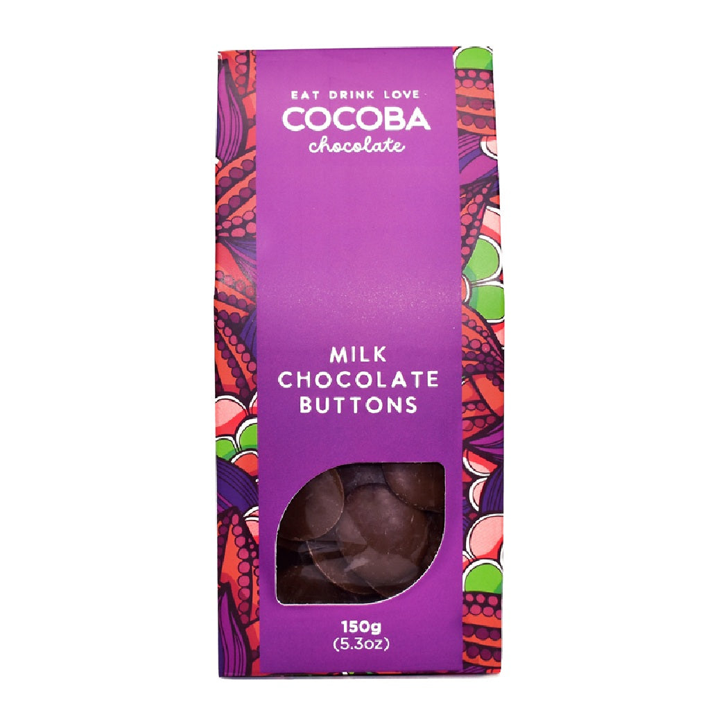 Milk Chocolate Buttons – Cocoba