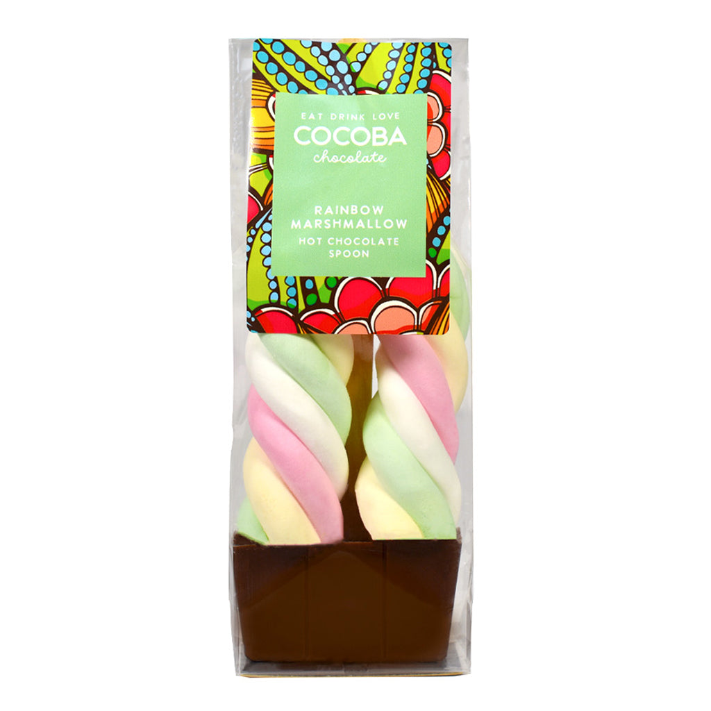 Rainbow Marshmallow Milk Hot Chocolate Spoon – Cocoba