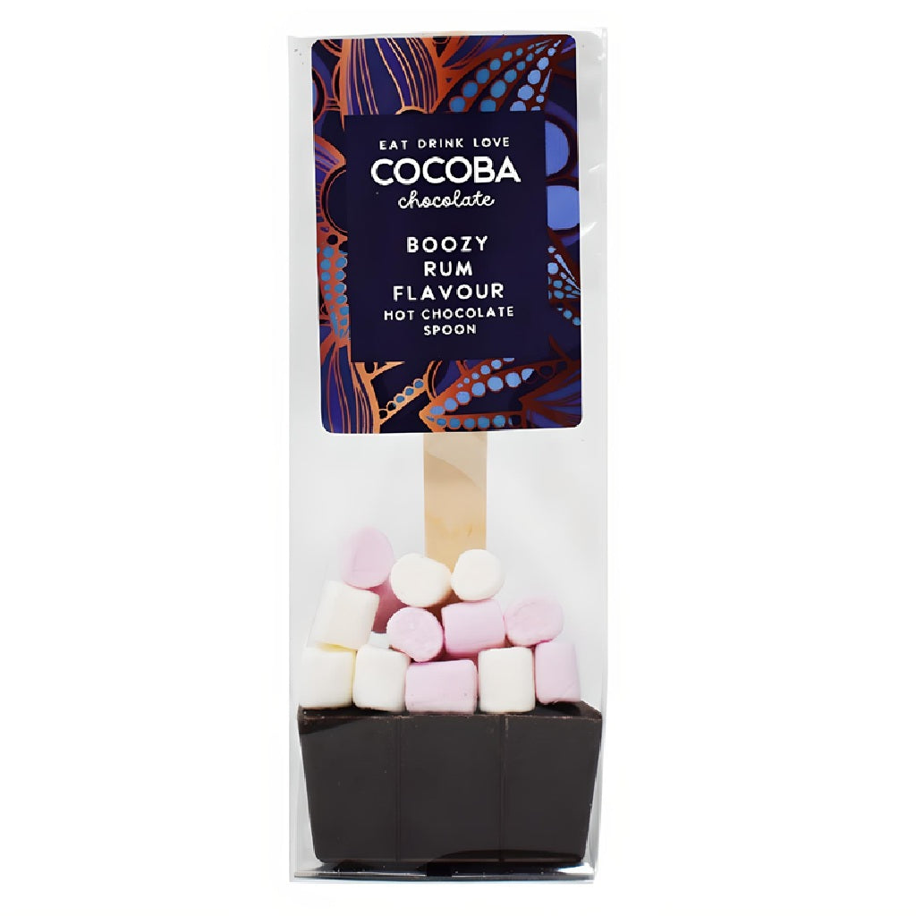 Rum Flavoured Dark Hot Chocolate Spoon – Cocoba
