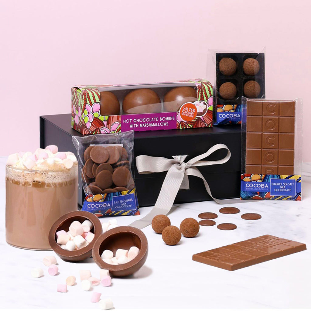 Cocoba Chocolate - Hot Chocolate Bombes, Spoons & Belgian Chocolates