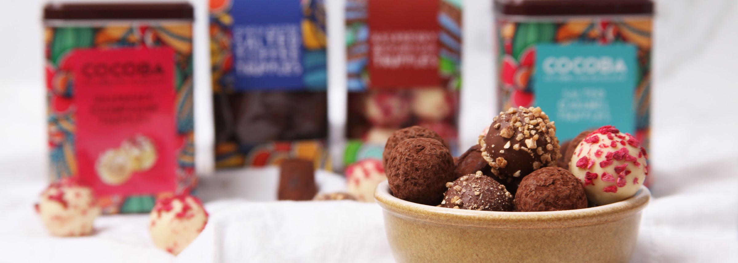 Cocoba Chocolate - Hot Chocolate Bombes, Spoons & Belgian Chocolates