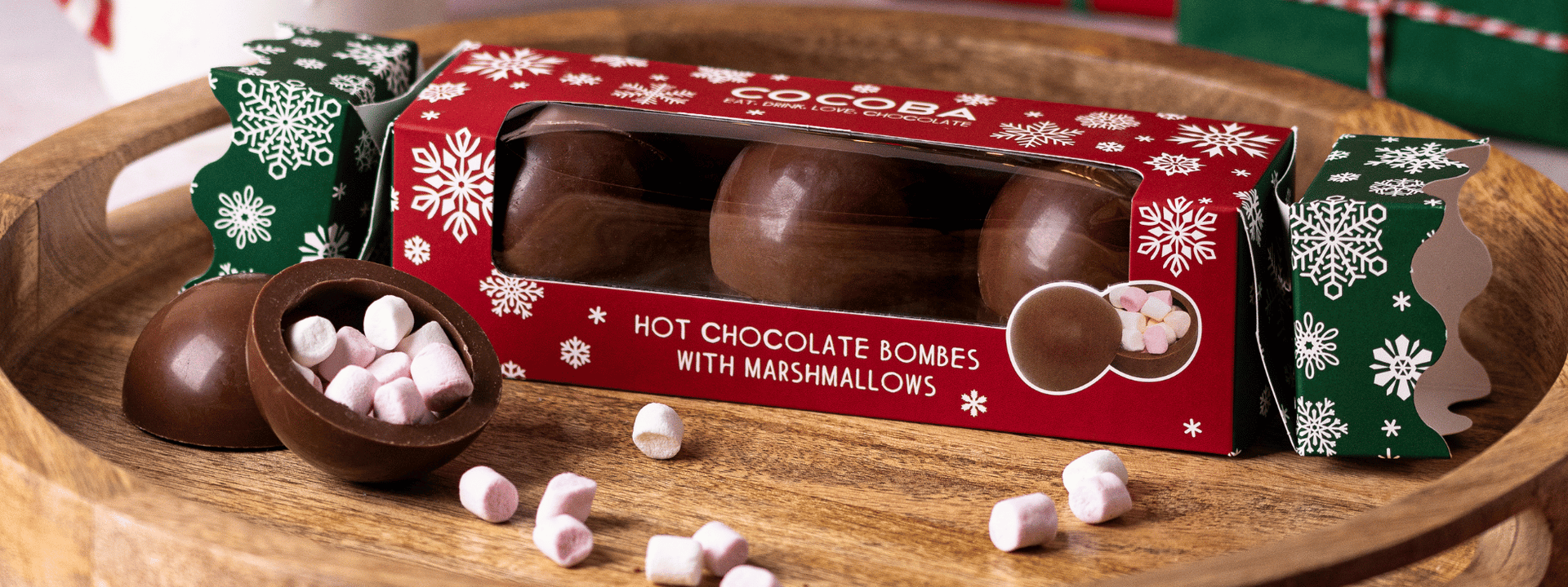 Cocoba Chocolate - Hot Chocolate Bombes, Spoons & Belgian Chocolates