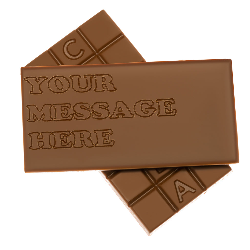Personalised Engraved Chocolate Bar – Cocoba